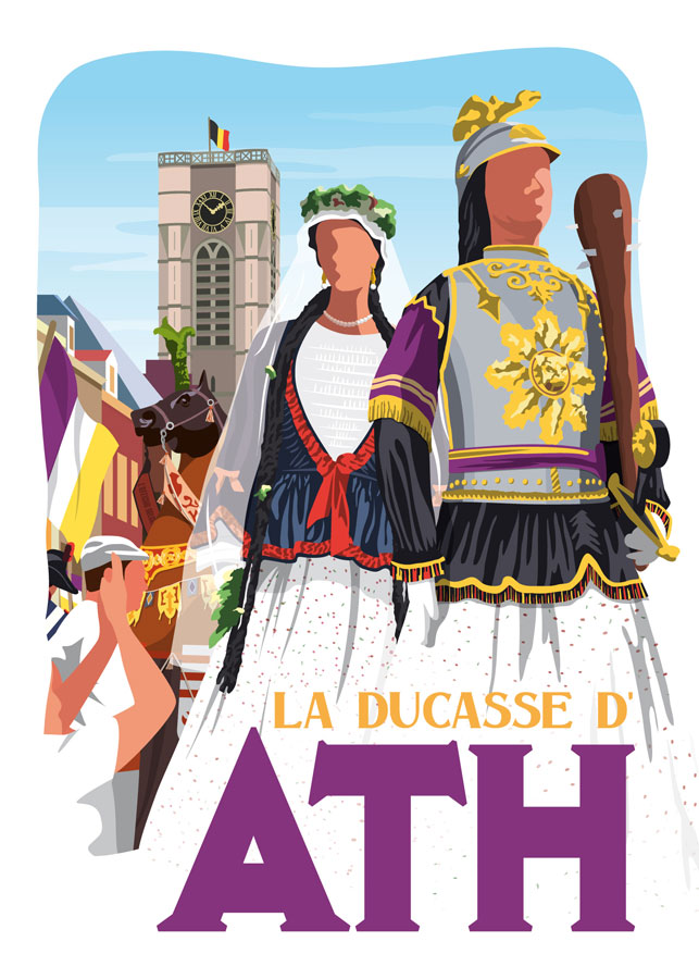 Affiche "La ducasse d'Ath" | L'Affiche Belge
